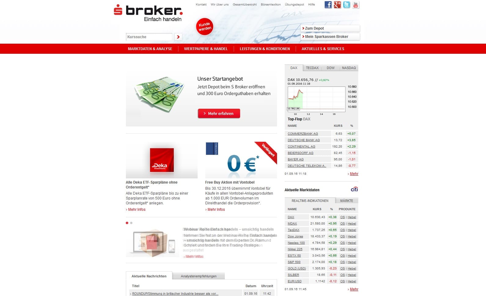 S-Broker Testbericht » Bestes Aktiendepot | beste Broker